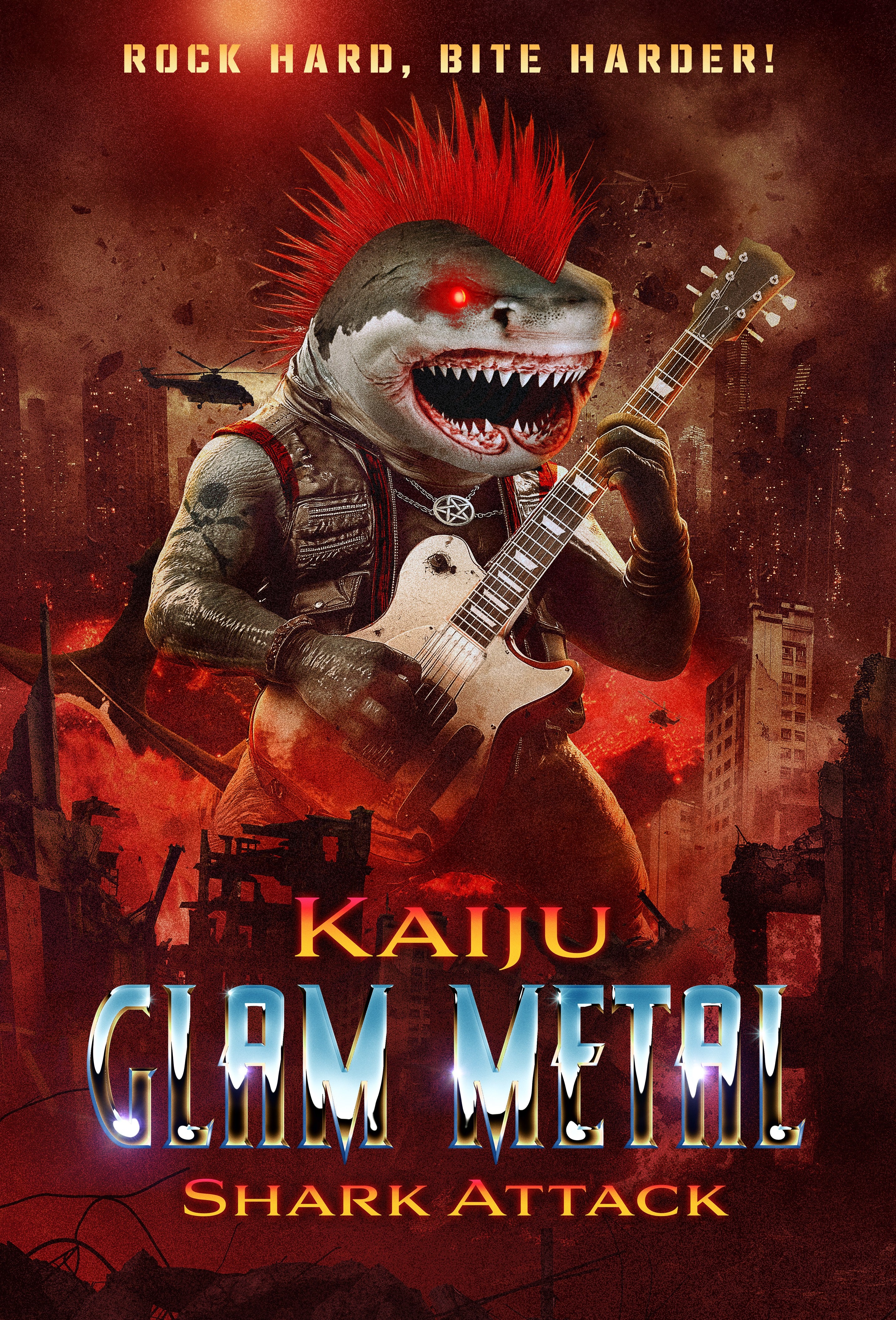 Kaiju Glam Metal Shark Attack (DVD) – Ronin Flix